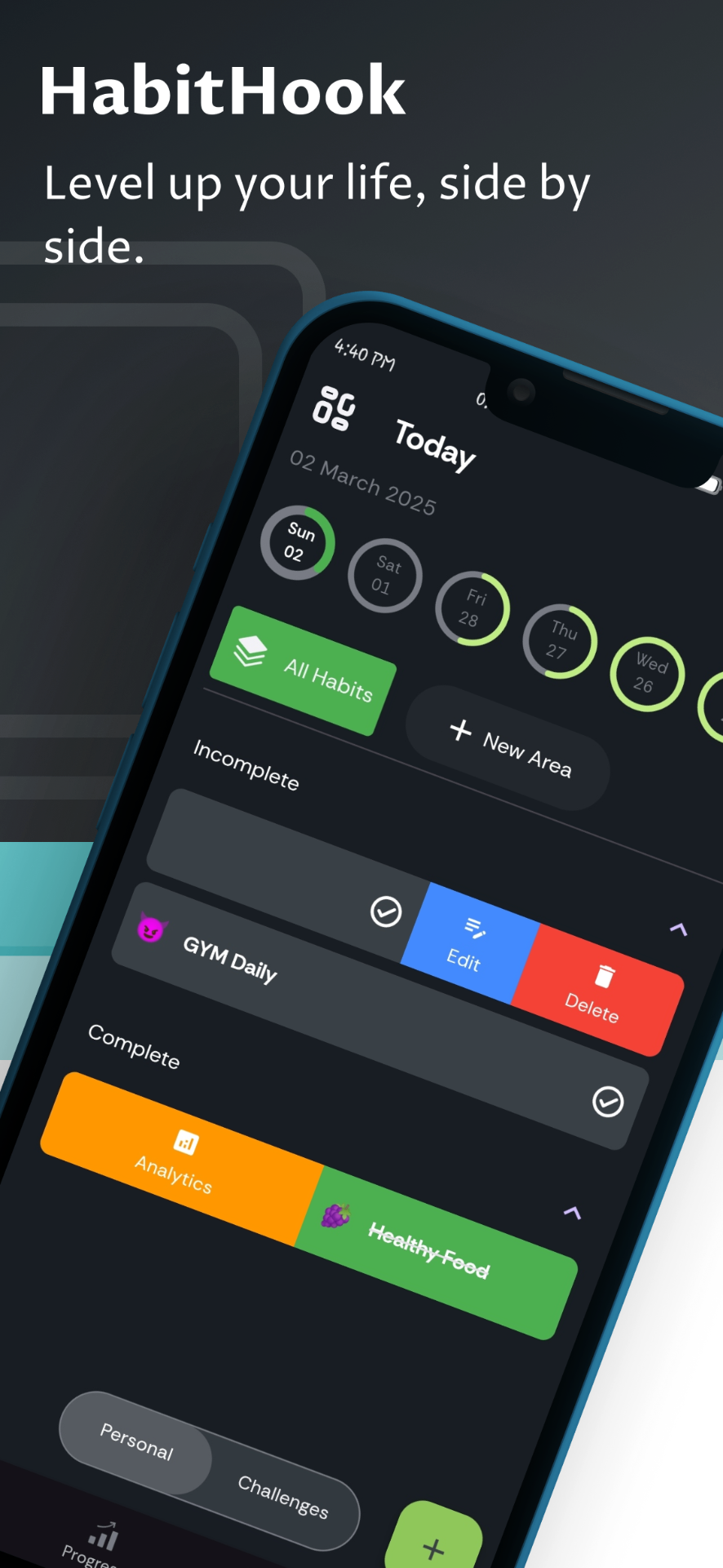 HabitHook - Build Better Habits Effortlessly